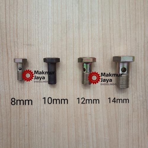 Jual BOLT JOINT BAUT LUBANG OLI SOLAR DRAT HALUS 8, 10, 12, 14 MM - 8MM ...