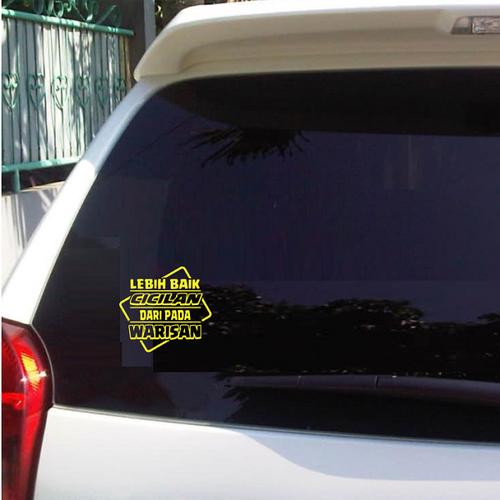Jual Stiker Unik Lucu Body Kaca Mobil Cutting Sticker Lebih Baik ...
