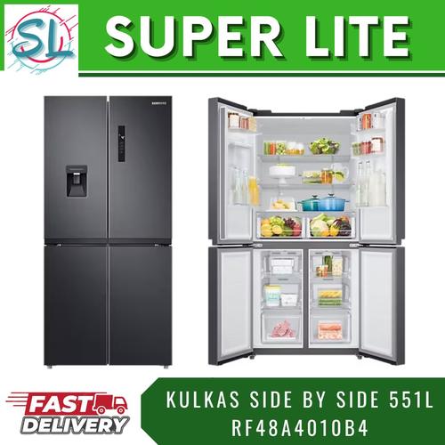 Jual SAMSUNG RF48A4010B4 KULKAS SIDE BY SIDE 511 Liter Water Dispenser ...