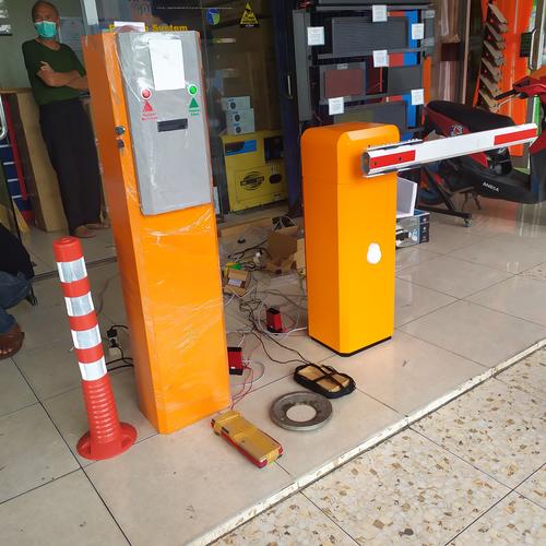 Promo Paket palang parkir stand alone 2 palang 1 in 1 out sistem struk ...