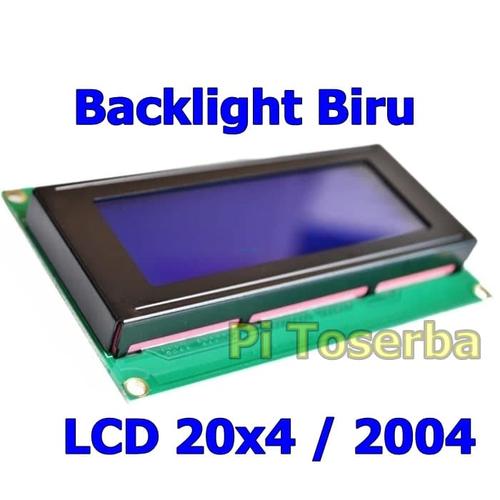Jual Lcd 2004 For Arduino 20x4 4x20 Blue Biru Display Arduino Raspberry