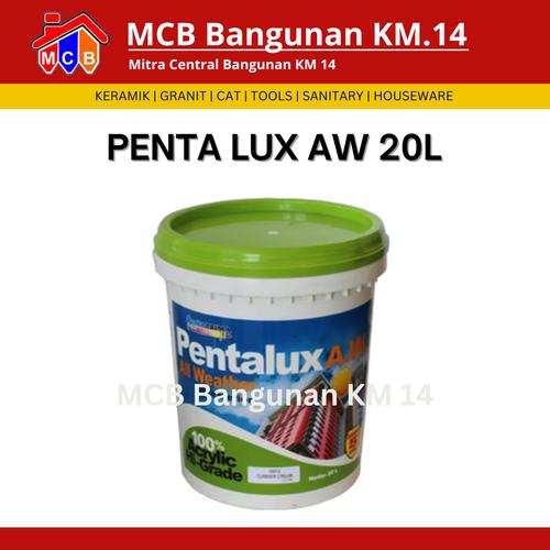 Jual CAT PENTALUX ALL WEATHER 20 LTR / CAT TEMBOK PENTALUX - LILY WHITE ...