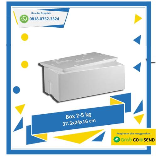 Jual Styrofoam box 3-5kg / Sterofoam Ikan Segar/cool box/ice box ...