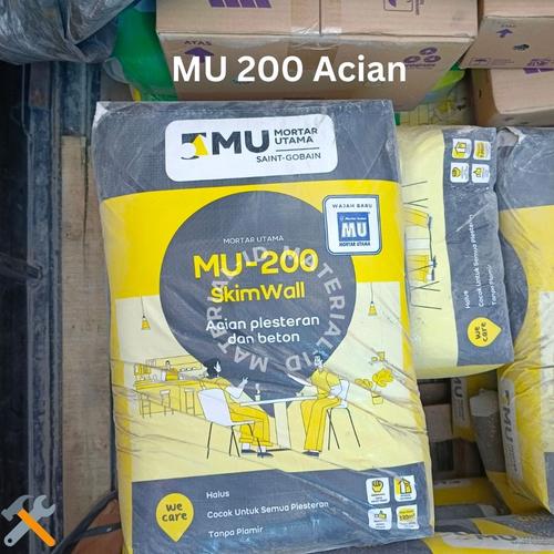 Jual 1 Kg MU 200 Semen Acian Pelester Plester Tembok Ngaci Eceran ...