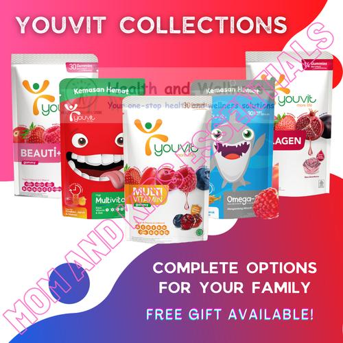 Jual YOUVIT COLLECTIONS MULTIVITAMIN ANAK DEWASA OMEGA 3 BEAUTI ...