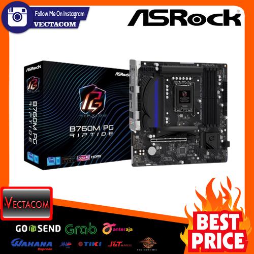 Jual Motherboard ASROCK B760M PG RIPTIDE DDR5 | Intel LGA 1700 ...