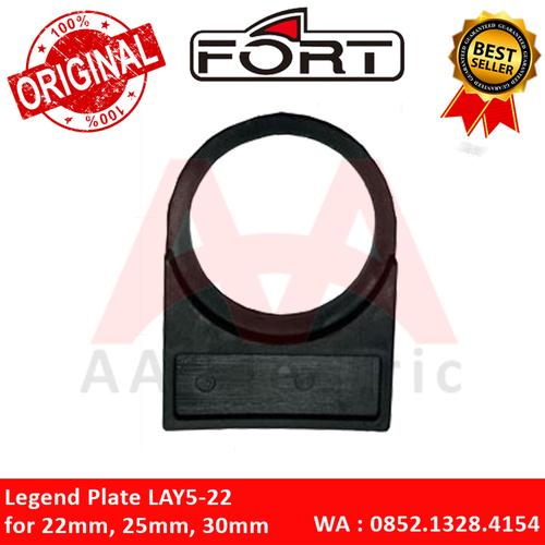 Jual Legend Plate LAY5-22 / LAY522 untuk 22mm, 25mm, 30mm Fort ...