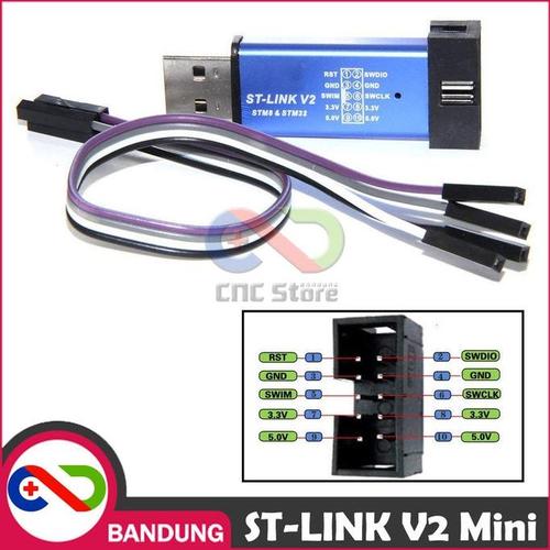 Jual St-Link Mini V2 Programmer For Stm8 Stm32 Usb Downloader Debuger ...