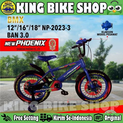Jual Sepeda Anak Laki BMX PHOENIX 2023-3 Ukuran 12 ,16 ,18 Inch Ban ...