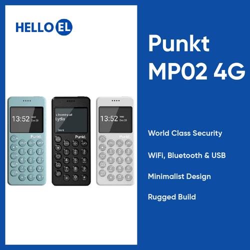 Jual Punkt MP02 4G Unlocked 2/16GB Minimalist Secure Pigeon Feature ...