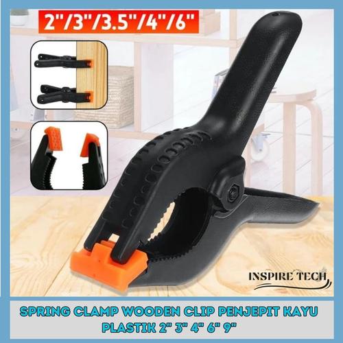 Jual Spring Clamp Wooden Klip Penjepit Kayu Nylon Ukuran 2-9 ...