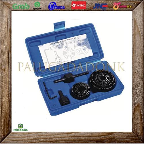 Jual Mata Bor Pipa PVC Hidroponik / Holesaw kit 13pcs / Mata bor kayu ...