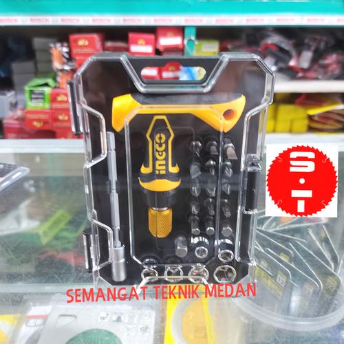 Jual 24pcs OBENG TOOLKIT SEPEDA MODEL T HANDLE WRENCH SCREWDRIVER SET ...