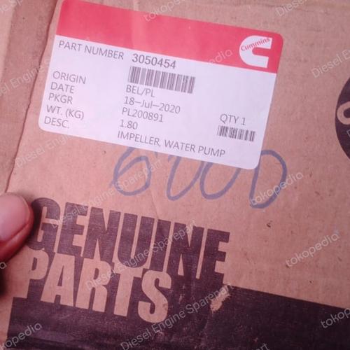 Jual 3050454 impeller water pump cummins kta50 genuine - Jakarta Pusat ...