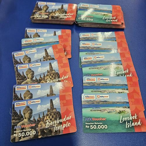 Jual TOKYOBERRY VOUCHER ALFA MINI MARKET ALFAMART ALFAMIDI GIFT CARD ...