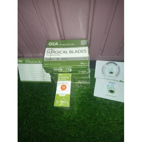 Jual Mata Pisau Bedah, Surgical Blade, Bisturi, Mata Pisau no 18 merk ...