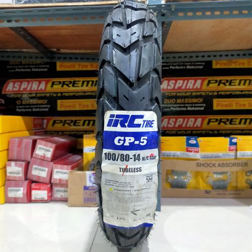 Jual BAN IRC GP5 100/80 RING 14 TUBLES DUAL PURPOSE SEMI TRAIL - Kab ...