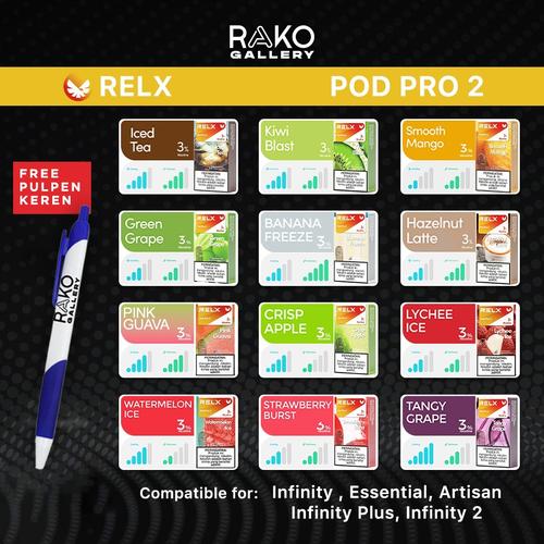 Jual Relx Infinity Essential Pro & Cotton All Flavours - Mango - Kota ...