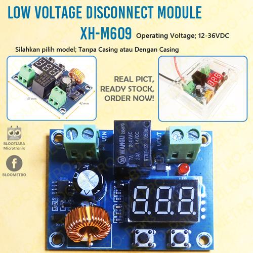 Jual Low Voltage Disconnect XH-M609 Modul Proteksi DC Baterai LVD HCW ...