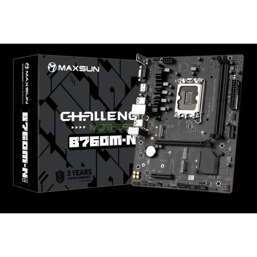Jual MAXSUN Challenger B760M-N D5 (LGA1700,DDR5, USB3.2, SATA3 ...