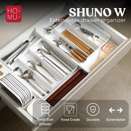 Jual HOMU SHUNO W Extendable Drawer Organizer Rak Penyimpanan Laci ...