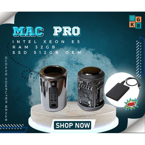 Jual Apple Mac Pro a1481 Late 2013 Xeon E5 with VGA AMD firepro d500 ...