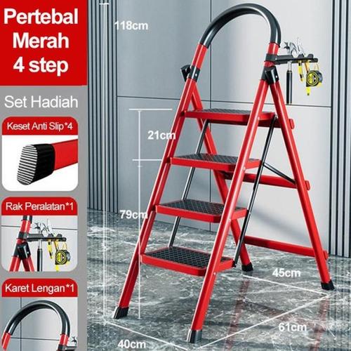 Jual ! TANGGA LIPAT BESI - 4 STEP/TANGGA PORTABLE / TANGGA LIPAT ...