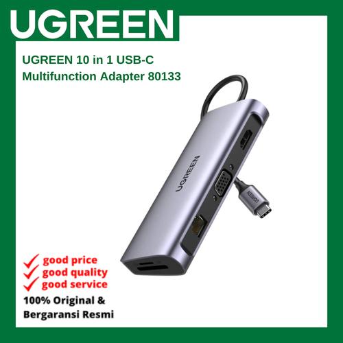 Jual UGREEN 10 in 1 USB-C Multifunction Adapter 80133 - Kota Denpasar - Masterdatabali | Tokopedia