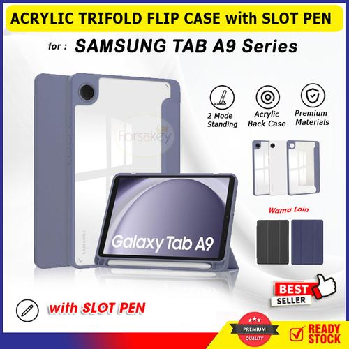 Jual Samsung Galaxy Tab A9 8.7 Plus 11 Inch Acrylic Case Casing Pen ...
