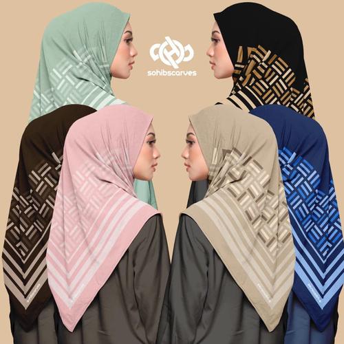 Jual Hijab Segi Empat Motif Voal Premium Kemasan Box + Logo - Line ...