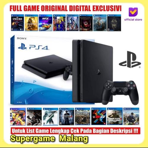 Promo PS4 Slim 500GB PS 4 Slim 500 Giga Console Game Gaming - HEN 11 ...
