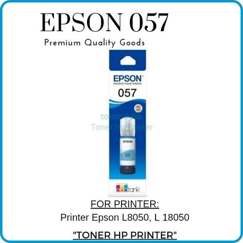 Promo Tinta Epson 057 Light Cyan Original For Printer L8050-L18050 ...
