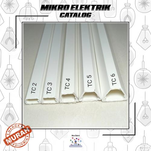 Jual Kabel Protektor TC 2 3 4 5 6 / Ducting / Cable Protector Putih ...