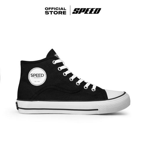 Promo Speed - Retro HI Hitam Putih - Sepatu Pria Wanita 37 - 43 - Hitam ...