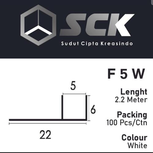 Jual Tali Air Plin / Skirting SCK F5 W UPVC PVC - Jakarta Selatan - SCK ...