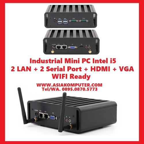 Jual Industrial Mini PC i5 Dual LAN Dual Serial HDMI VGA Comm Port ...