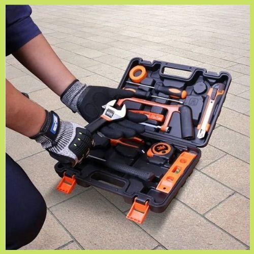 Promo Alat Perkakas Tukang Obeng Paku Tang Meteran Kotak Tool Box Kit ...