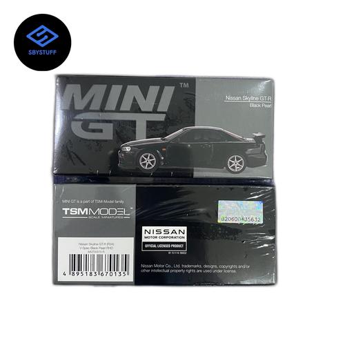 Jual Mini GT 570 Nissan Skyline GT-R (R34) V-Spec Black Pearl - Kota ...