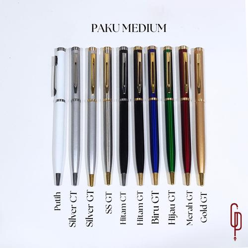 Jual Pulpen Metal Paku Medium / Pulpen Besi Promosi Bisa Cetak Logo ...