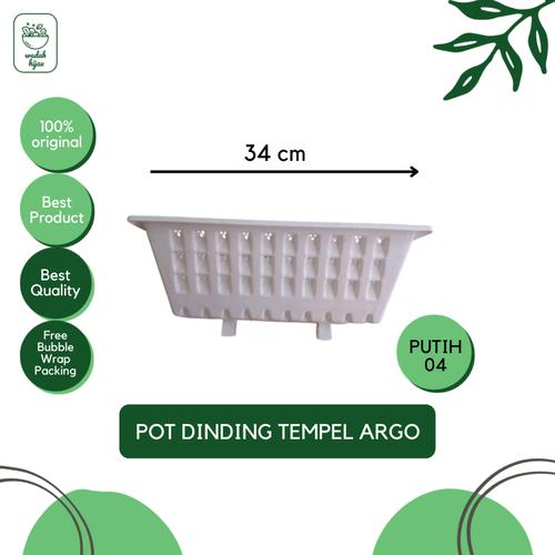 Jual pot bunga tanaman ARGO dinding tempel vertical garden PUTIH 04 ...