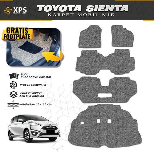 Jual karpet mobil mie bihun toyota sienta full bagasi - Hitam, Full Set ...