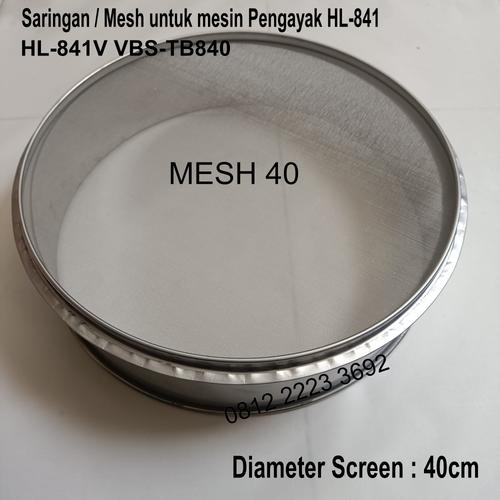 Jual Mesh 40 Untuk Mesin HL-841V VB Pengayak Tepung Vibro HL841V VBS ...