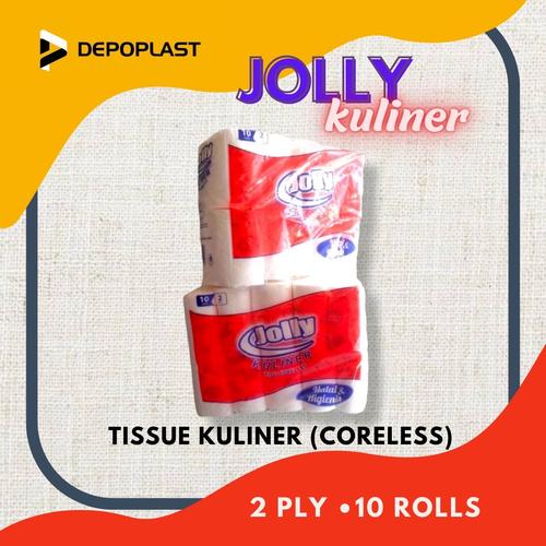 Jual Tissue Jolly Kuliner (Coreless) Isi 10 Roll 2 Ply (1 Dus/24 Pack ...