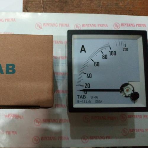 Jual ** Fort Ampere Meter Via Ct 500A Ft-96A/Panel Meter 500/5A 96x96 ...