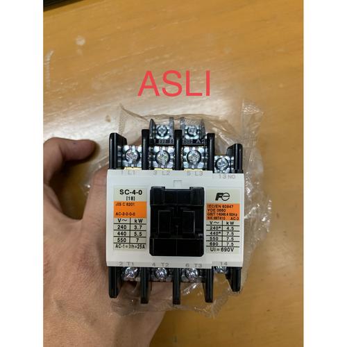 Jual Contactor Kontaktor FUJI SC-4-0 Coil AC 110,220,380 VAC Fuji ...