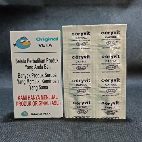 Jual CORYVIT KAPSUL ANTIBIOTIK TERNAK UNGGAS AYAM CRD KORISA PILEK ...