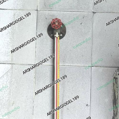 Jual level Gauge Kran Pipa Kaca 3/4 Brass Flange Pn16 CS Tube Glass ...