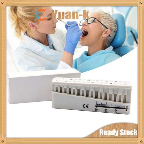 Jual Endo Block / Dental Endo Gauge / Gauge Penggaris Pengukur Jarum ...