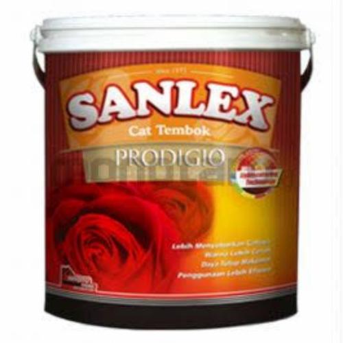 Jual sanlex prodigio cat tembok interior dan exterior 5 kg - Kota ...