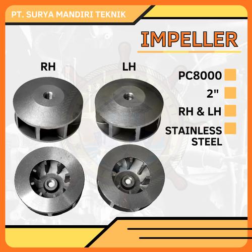 Jual IMPELLER POMPA PC8000 2" KANAN/KIRI STAINLESS STEEL - RH(KANAN ...